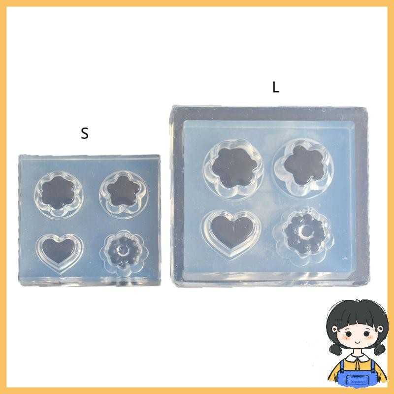 บาง DIY ทํา Moulds หัวใจดอกไม้รูปวัสดุซิลิโคนเครื่องมือทํามือ | Shopee Thailand