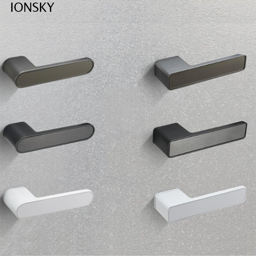 Ionsky ชุดล็อคปิดเสียงประตูภายใน, ล็อคมือจับประตูหรูหราประณีต, แม่เหล็ก ...