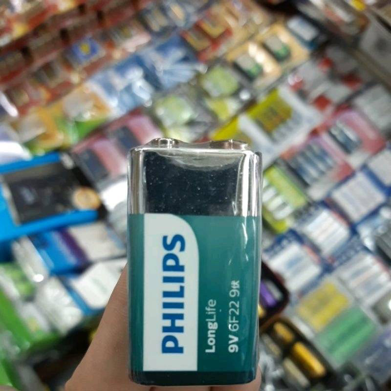 ถ่าน 9V Philips Extra (6F22) ของใหม่ ของแท้ จำนวน 1ก้อน | Shopee Thailand