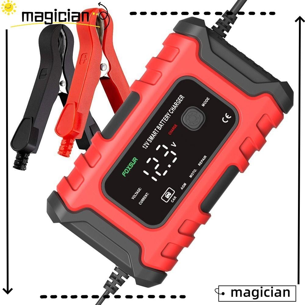 Mag เครื่องชาร์จแบตเตอรี่อัจฉริยะ หน้าจอ LCD 12V 6A สําหรับรถ ...