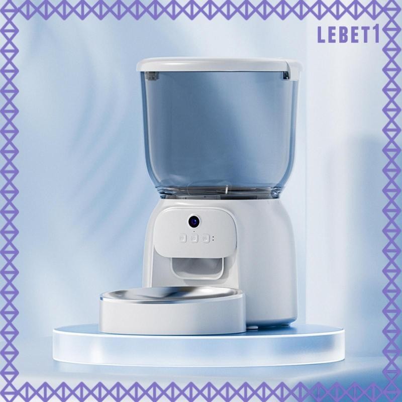 [Lebet] เครื่องให้อาหารแมวอัตโนมัติ แบบหนา พร้อมกล้อง 4 ลิตร | Shopee ...