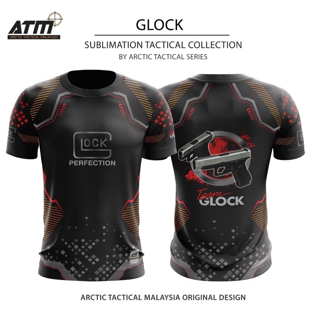 เสื้อยืด ลาย BAJU TAKTIKAL SUBLIMATION JERSEY INNER GLOCK TTS GAGAH ...