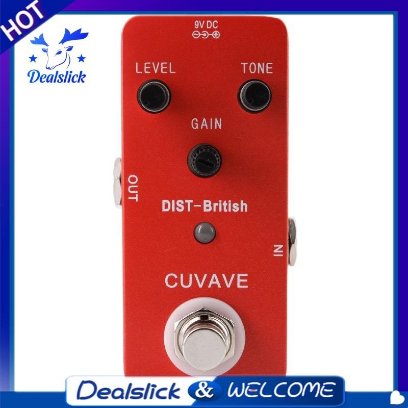 【Dealslick】CUVAVE Dist-british Distortion แป้นเหยียบเอฟเฟคกีตาร์เอฟเฟค ...