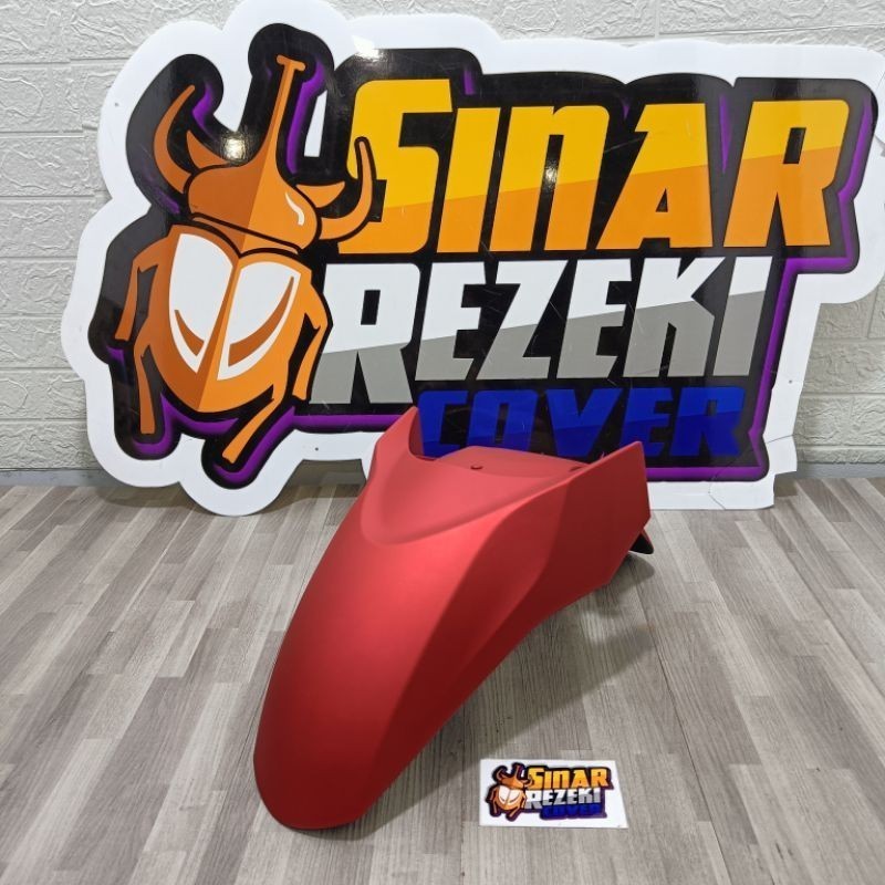 Merah Win - Pcx 160 Matte Red Front Fender 2022 2023 2024 Slebor ...