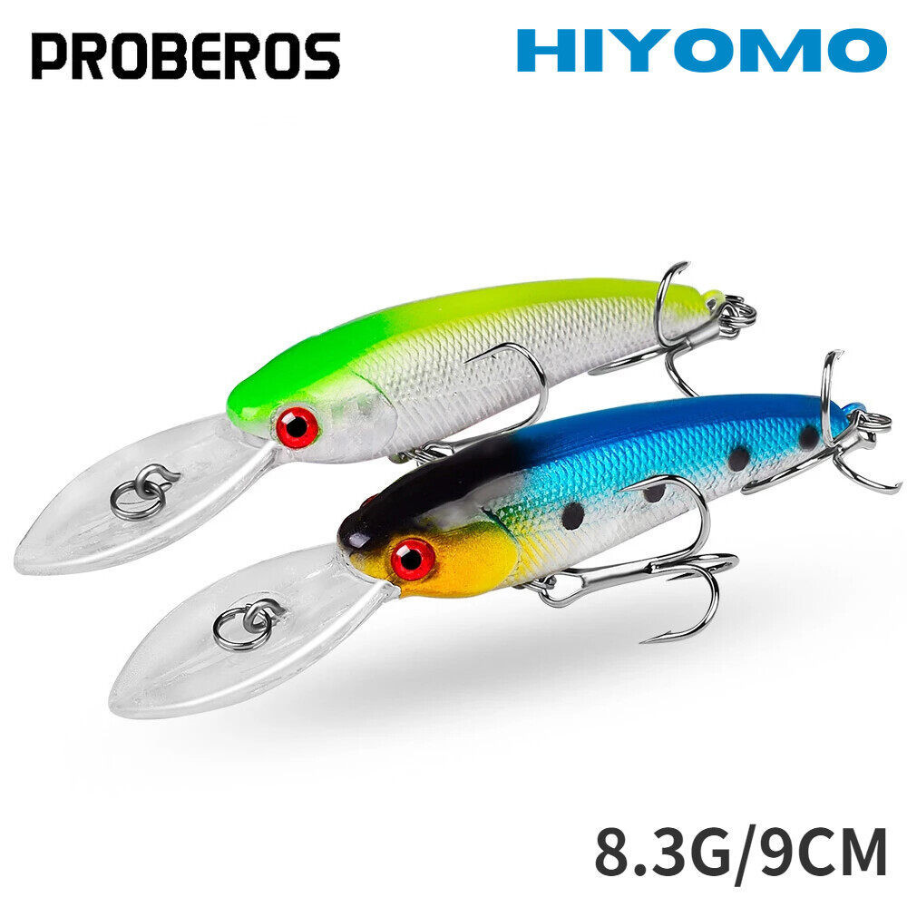 Proberos 1pcs Topwater Minnow Fishing Lure 9 ซม.8.3g ประดิษฐ์ Hard ...