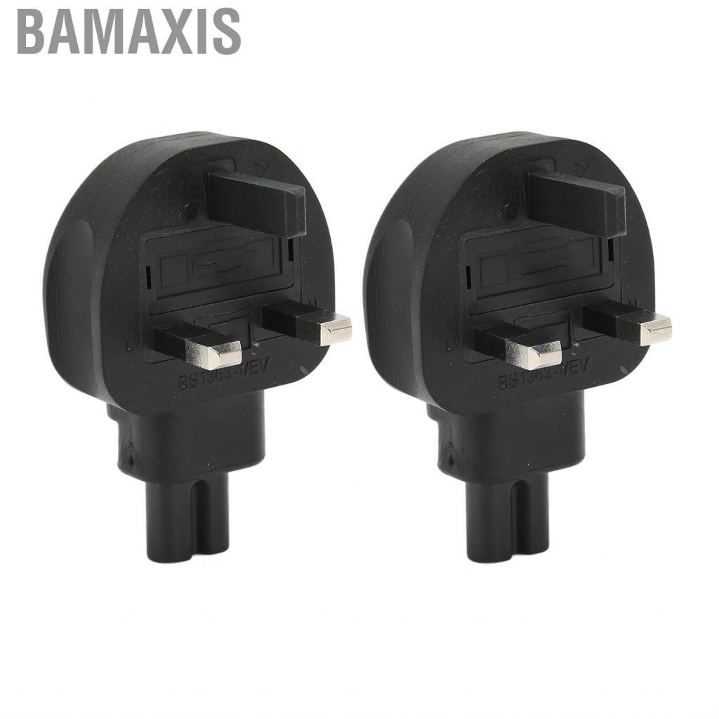 Bamaxis UK Standard Plug IEC320 C7 Power Adapter Universal CE ...