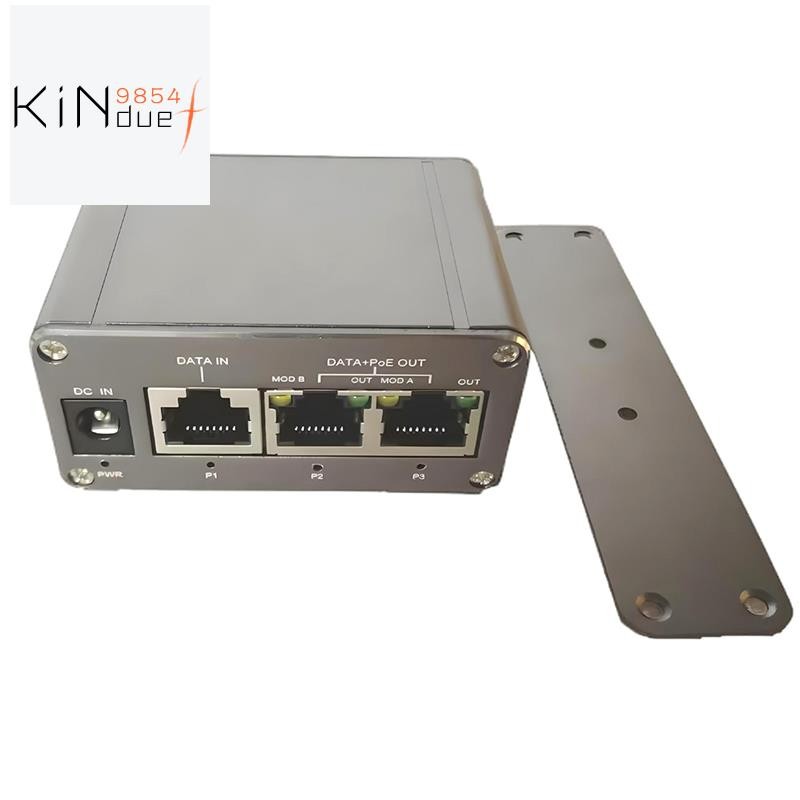 3 พอร์ต MINI Gigabit POE หัวฉีด 20Vdc-36Vdc โหมดอินพุต A และ B 24V ...