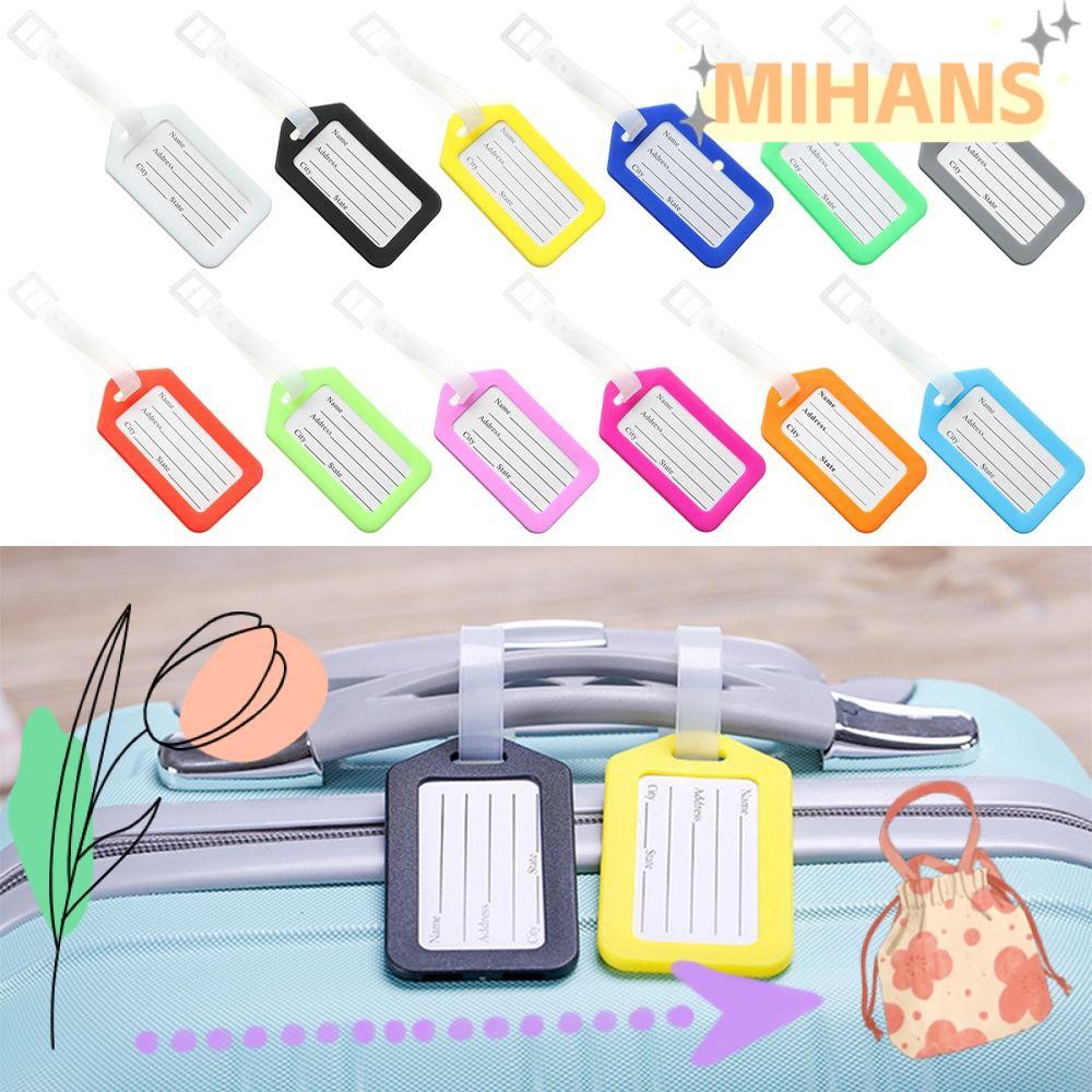 Mih 5 ชิ้นกระเป๋าเดินทาง ID Label ที่มีประโยชน์ Baggage Key Chains Key แหวน Numbered Key Card ...