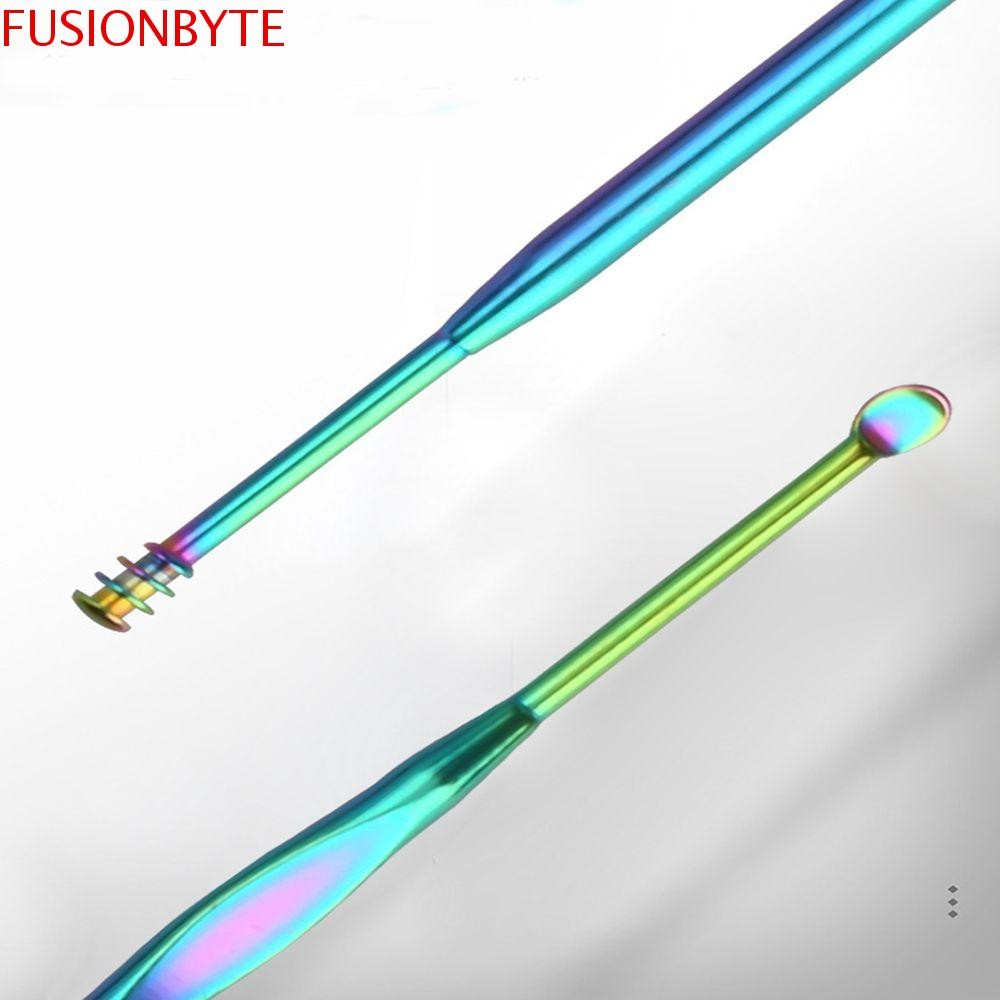Fusionbyte กําจัดขี้หูมัลติฟังก์ชั่นสแตนเลสเครื่องมือความงามหู Curette | Shopee Thailand