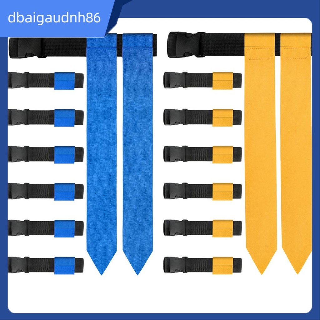 READY Stock ชุดสายเข็มขัดฟุตบอลFlag 14 ผู้เล่นชุดฟุตบอลธงแบบปรับได้ ...
