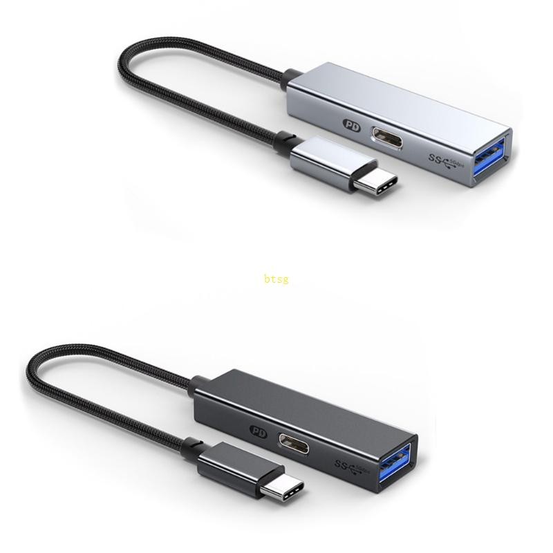 Bt 2 in 1 USB C ถึง USB 3 2 Gen1 OTG อะแดปเตอร์ PD60W สายชาร์จข้อมูล ...