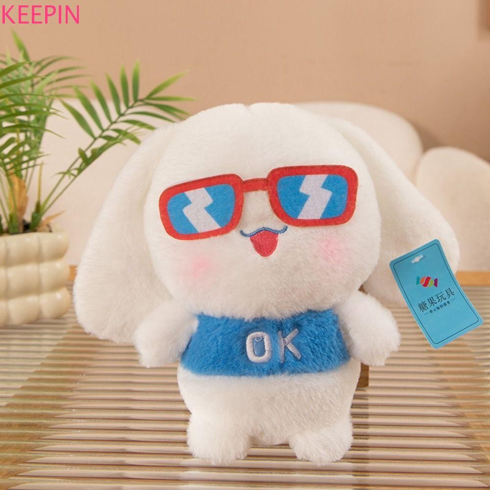 Keepin Cinnamoroll ตุ๊กตาตุ๊กตา, Fluffy PP Cotton Stitch Plushies ตุ๊กตา,น่ารักการ์ตูน Ins นุ่ม ...