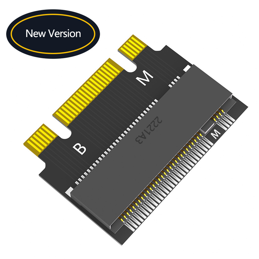 Jmt อะแดปเตอร์การ์ดต่อขยาย M.2 NVME M-Key B+M 2230 เป็น 2242 SATA-Bus ...