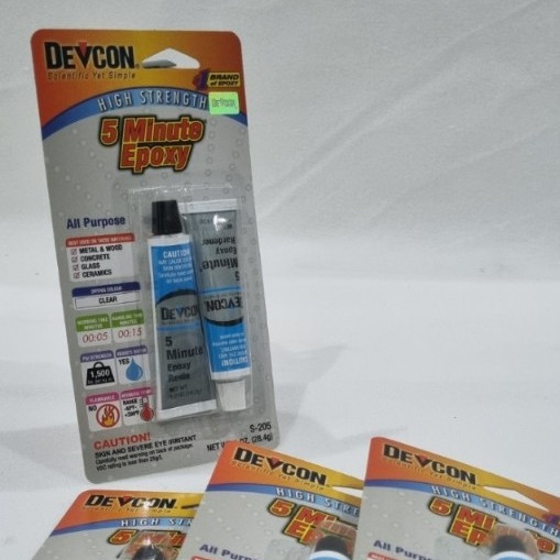 ใช้ได้ทุกพื้นผิว กาวอีพ๊อกซี่ DEVCON รุ่น S205 ขนาด 28.4g 5 MINUTE EPOXY | Shopee Thailand