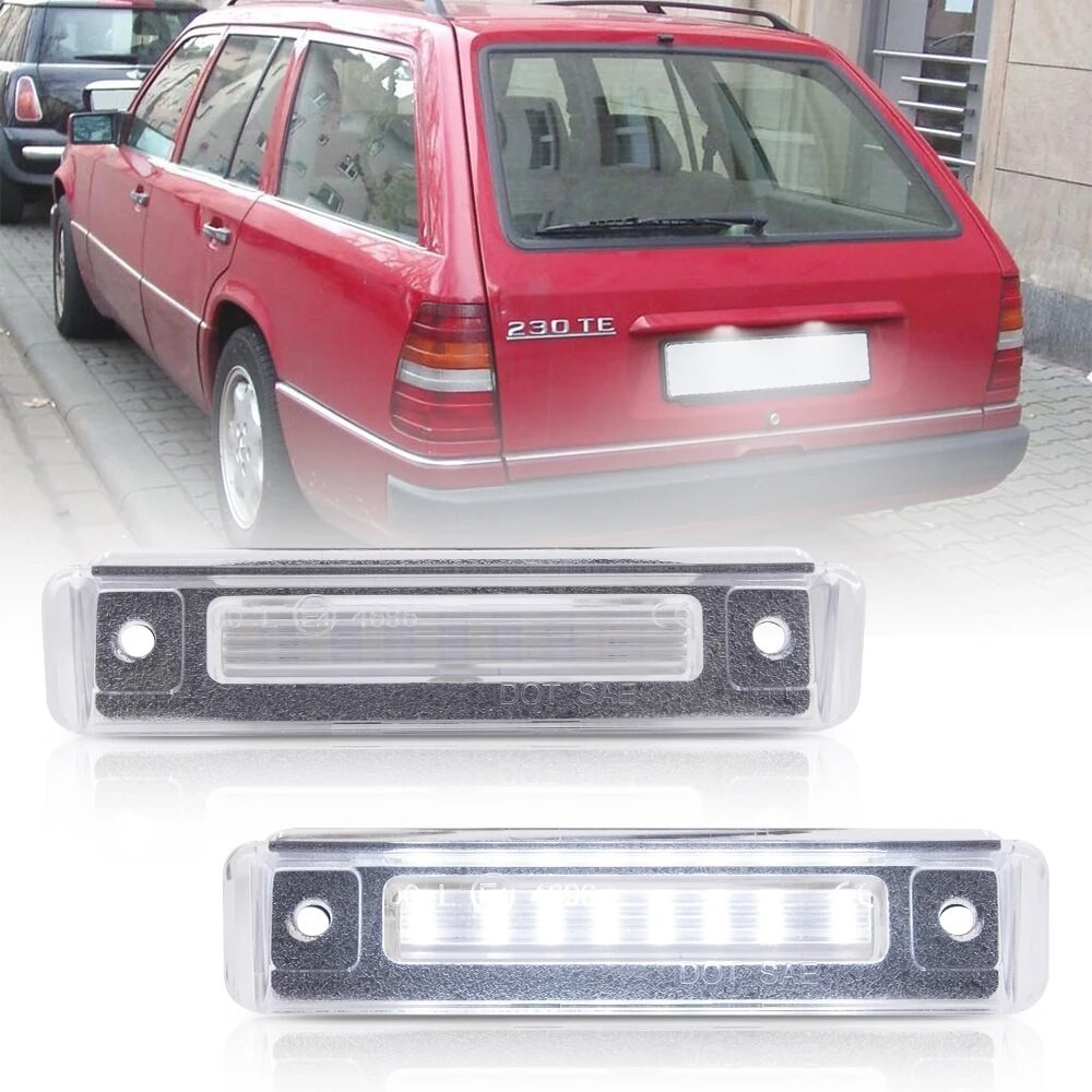 BENZ ไฟส่องป้ายทะเบียน license plate light W124 Estate แวน 220TE 300TE ...