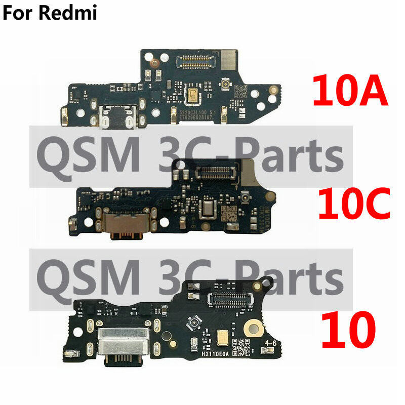สําหรับ Xiaomi Redmi 10C 10A 10 พอร์ตชาร์จ USB เชื่อมต่อแท่นชาร์จ สาย ...