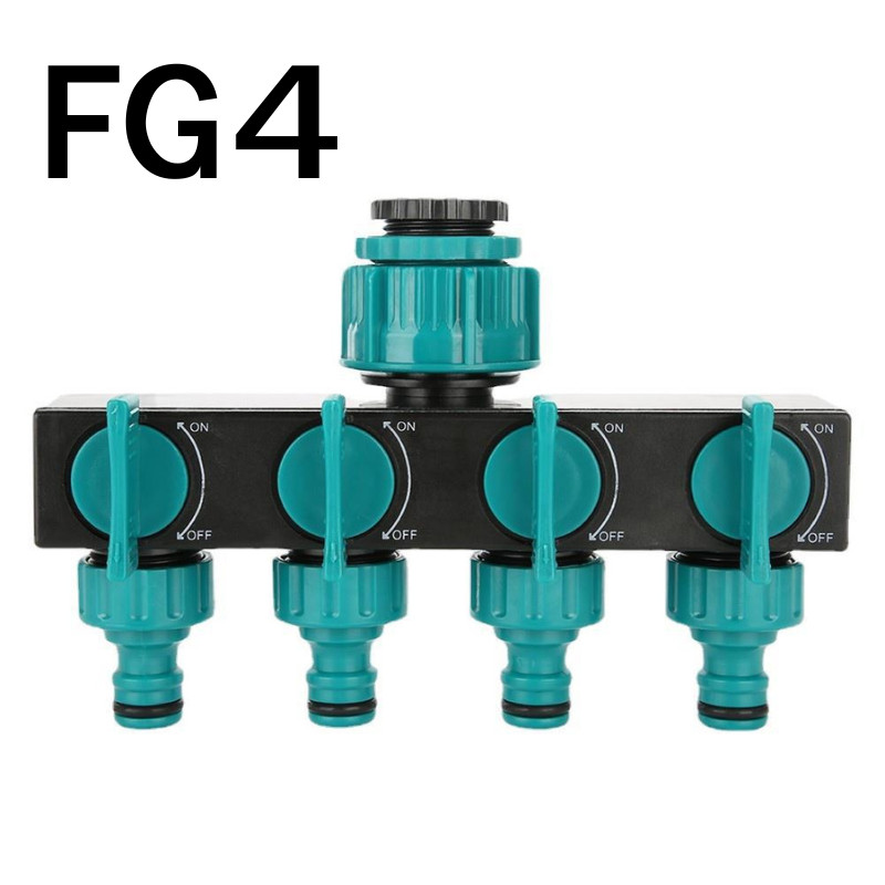 FG4 ข้อต่อก๊อกน้ำ หัวต่อก๊อกน้ำ 4ทาง พร้อมวาล์ว เปิด-ปิด แบบเกลียวใน ...