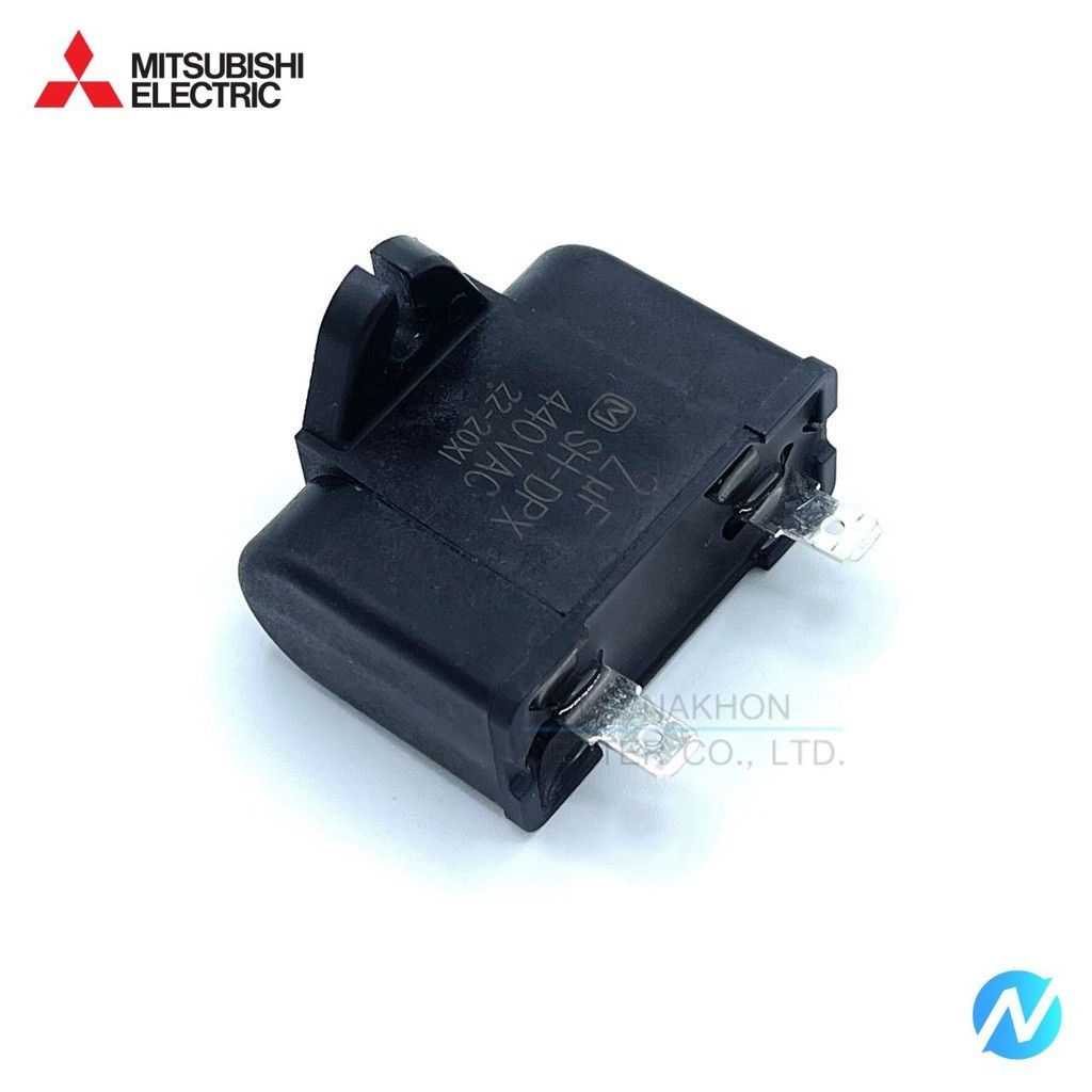 คาปาซิเตอร์ แค็ปรันมอเตอร์ แค็ปพัดลม อะไหล่แอร์ อะไหล่แท้ MITSUBISHI ...