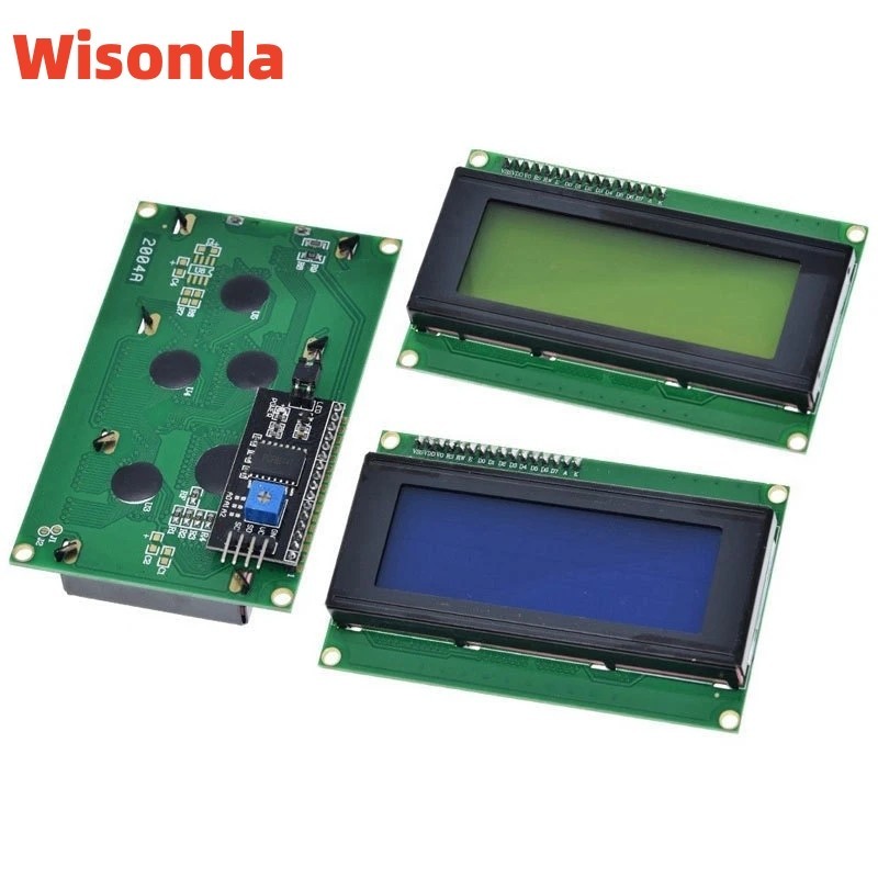 Iic/i2c LCD2004 2004 โมดูลอะแดปเตอร์อินเตอร์เฟซ สีฟ้า สีเขียว สําหรับ ...