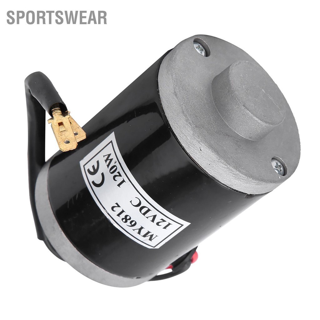 Sportswear MY6812 12V 120W ความเร็วสูงแปรงขนาดเล็กมอเตอร์เข็มขัดไฟฟ้าส ...