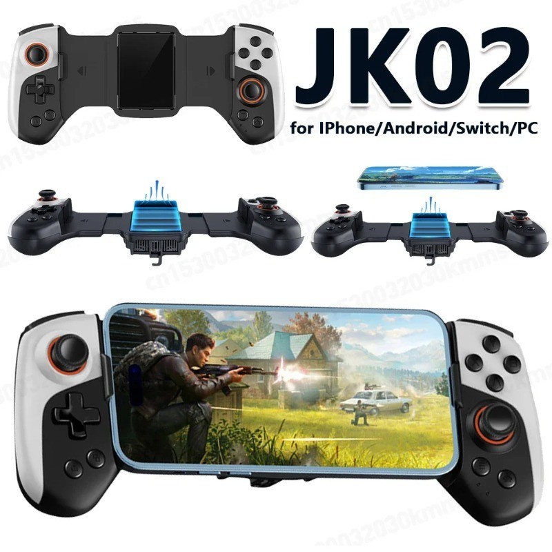 Jk02 Telescopic Gamepad Controller Semiconductor หม ้ อน ้ ําเกม Cooler Handle สําหรับ IOS ...