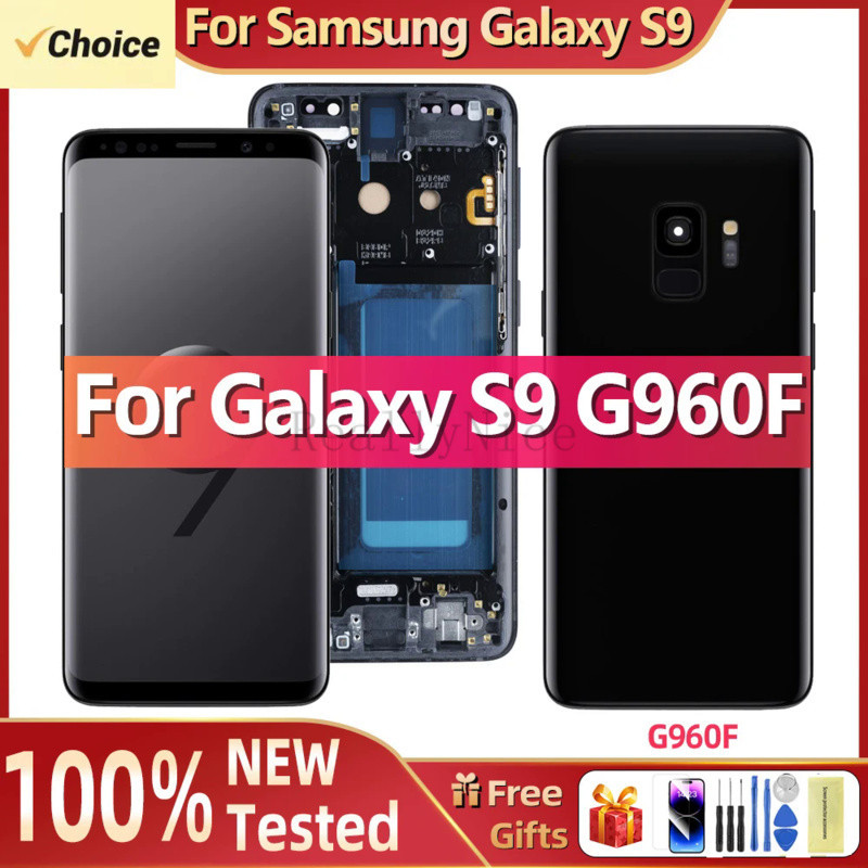 หน้าจอสัมผัส LCD 100% พร้อมกรอบ แบบเปลี่ยน สําหรับ Samsung Galaxy S9 SM-G960FD S9 G960 | Shopee ...