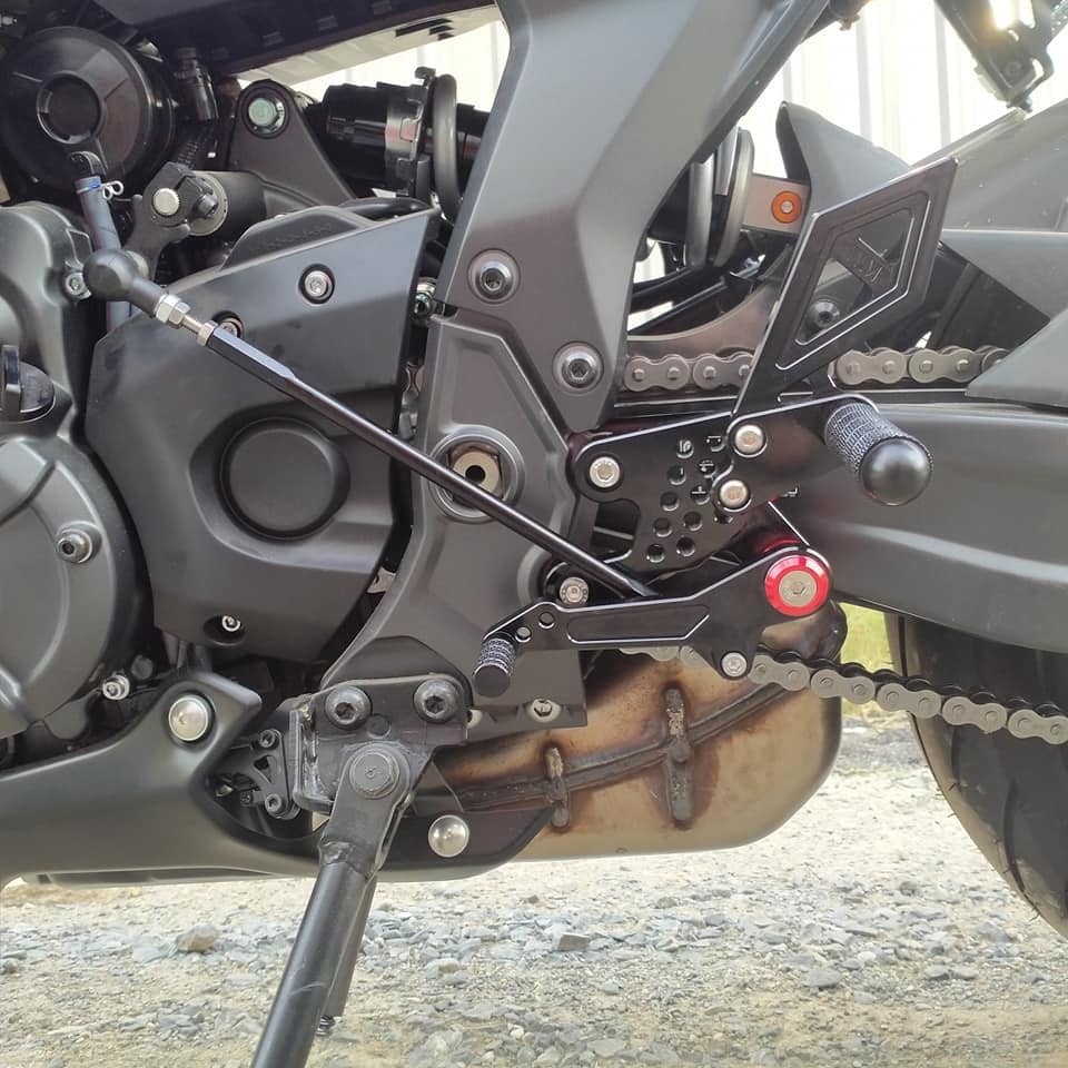 For Yamaha R7 modified Racing rearsets Multiple positions adjustable ...