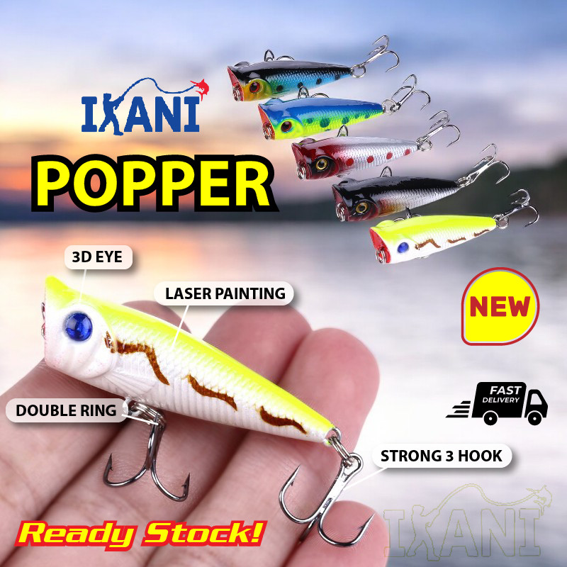 Sported POPPER 5 ซม.4.9g เสียงสมจริงหล่อ Gewang UL Ultralight fishing ...