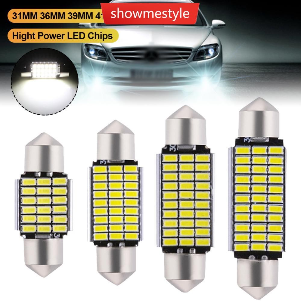 SES 1 PC C5W หลอดไฟ LED Canbus Super Bright หลอดไฟ LED C5W C10W ไฟใบอนุญาตรถยนต์ Auto ภายในอ่าน ...