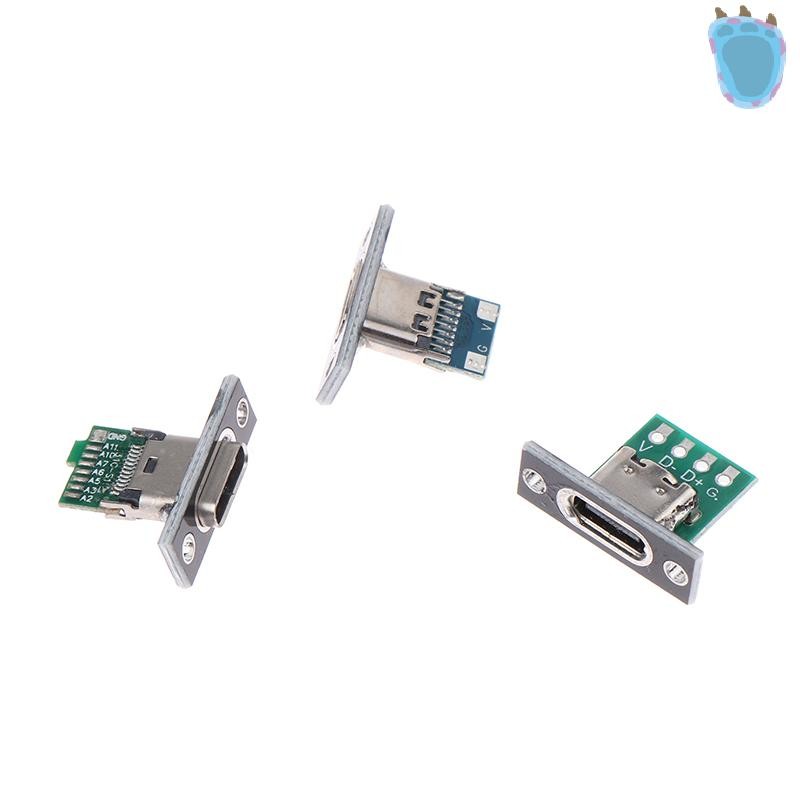 [PA] พอร์ตชาร์จ USB Type C Socket Connector 2Pin 2P 4P แถบกันน้ํา Line ...