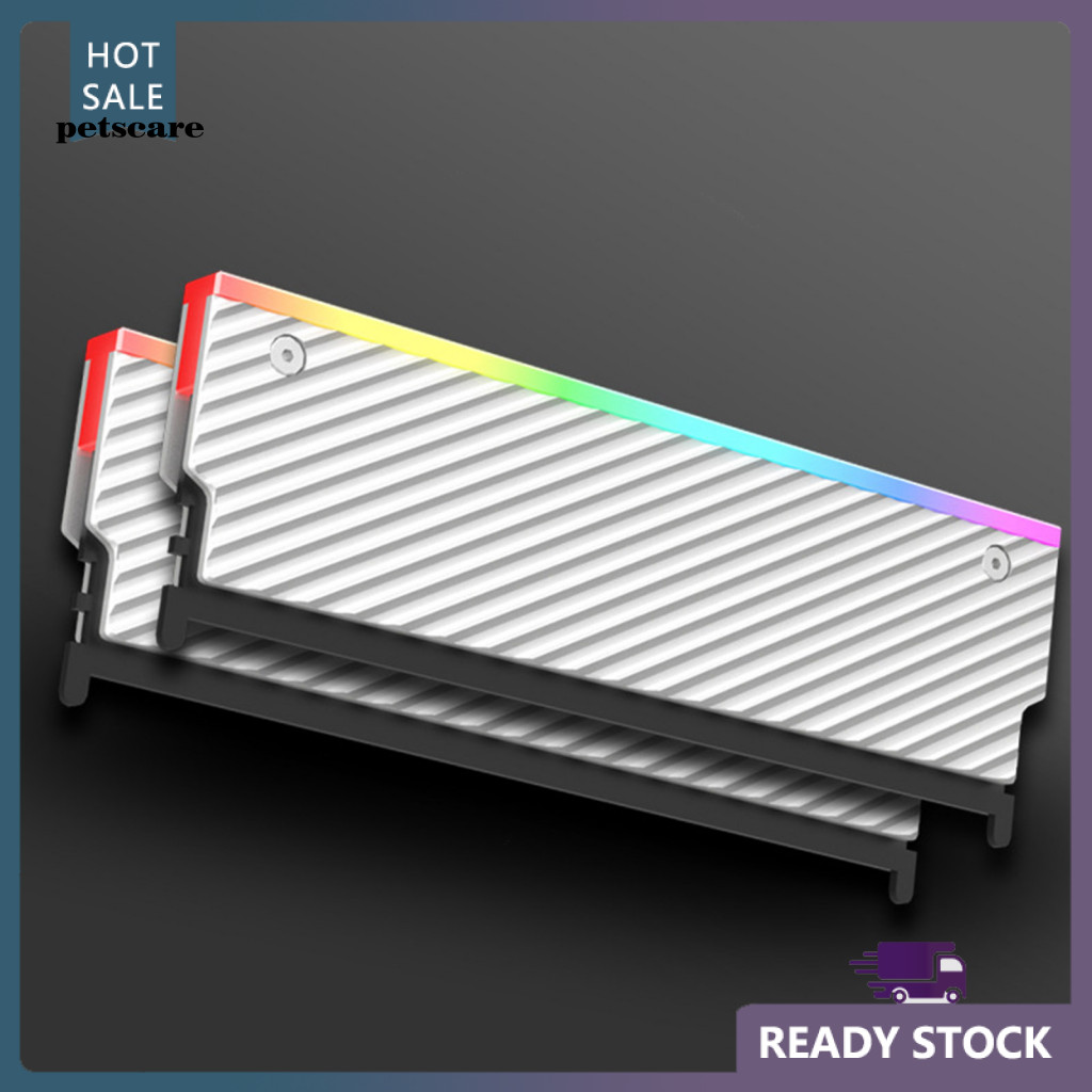 Qca ฮีทซิงค์ระบายความร้อน 5v 3pin Argb Ddr3 Ram Rgb อุปกรณ์เสริม สําหรับ Ddr2 Ddr3 Ddr4 Ddr5 ...