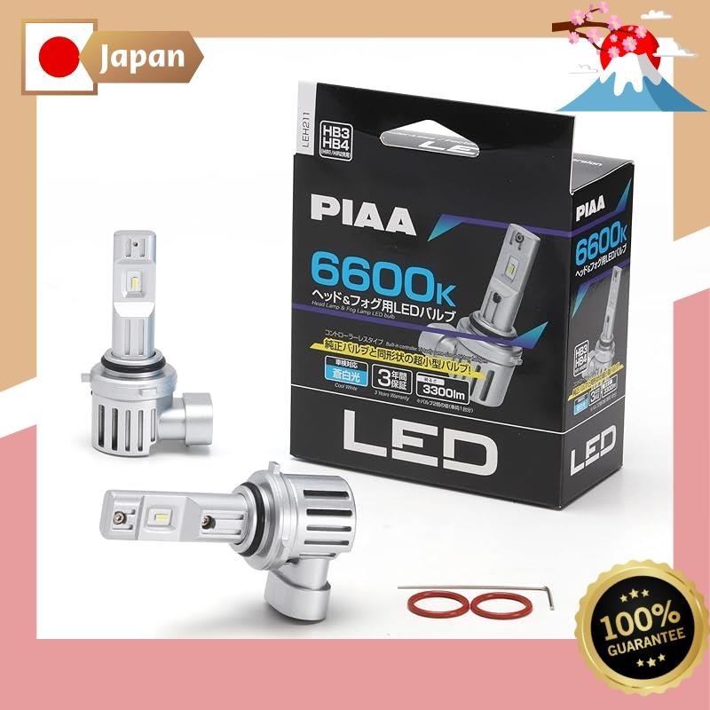 Piaa Led 6600K ไฟตัดหมอก 12V 19W 3300Lm Hb3 Hb4 Hir1 Hir2 รับประกัน 3 ปี เข้ากันได้กับเสียงรบกวน ...