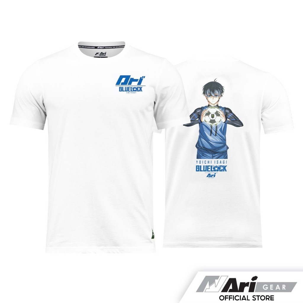 [เสื้อยืด]ARI X BLUE LOCK ISAGI TEE - WHITE/BLUE/BLACK เสื้อยืด อาริ ...