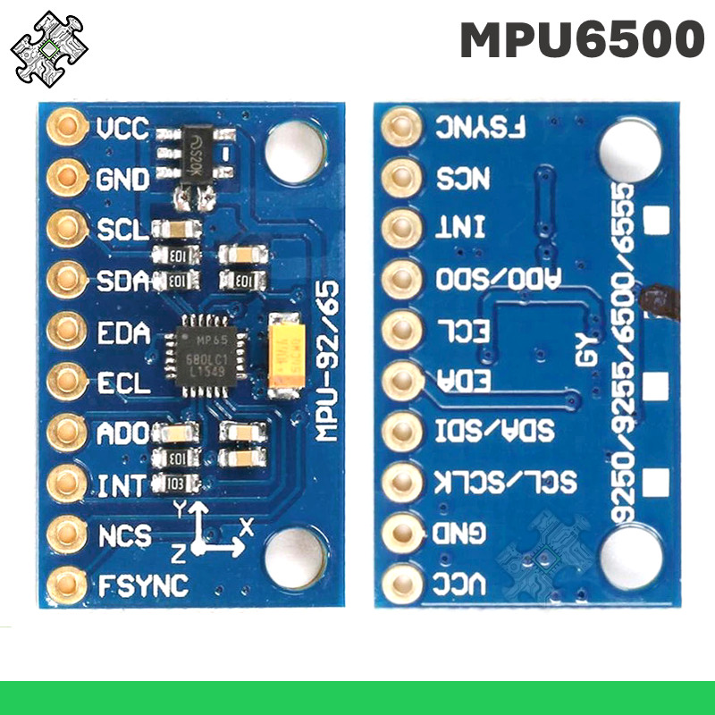 Englab★Mpu6500 โมดูลเซ็นเซอร์มาตรวัดความเร็ว Gyroscope 6 แกน, GY-6500, โมดูลเซ็นเซอร์ MPU6500 ...