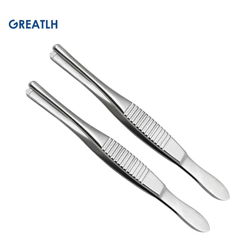 Ophthalmic Round Tip Eyelash Forceps Ophthalmic Stainless Steel ...