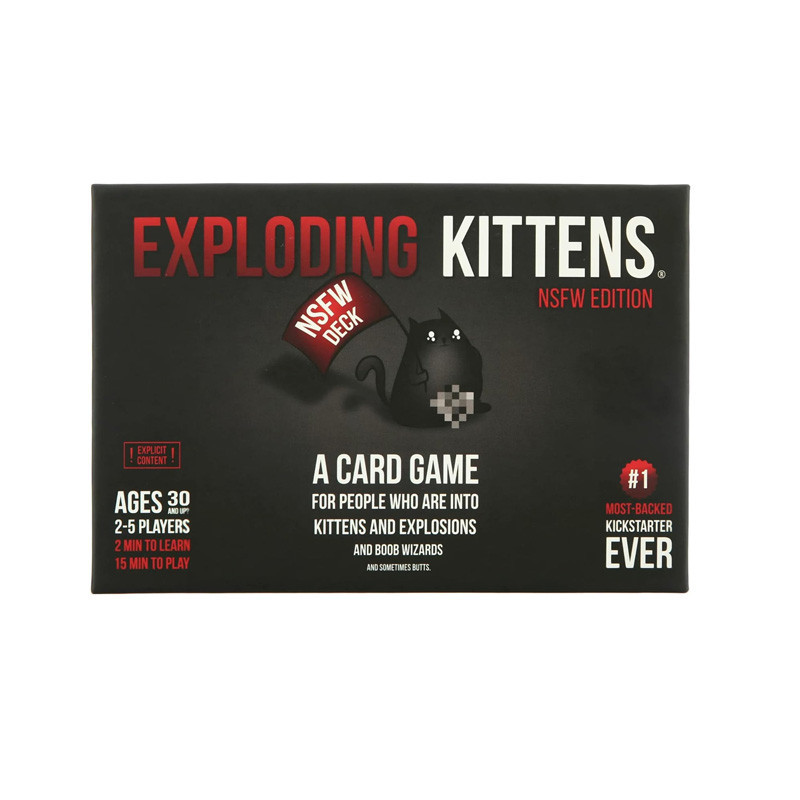 Exploding Kittens การ์ดเกมลูกแมวระเบิด NSFW Edition สําหรับงานปาร์ตี้ | Shopee Thailand
