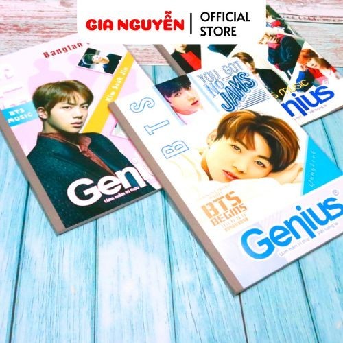 COMBO 3 Genius BTS สมุดบันทึกแนวนอน 80 / 120 หน้า | Shopee Thailand