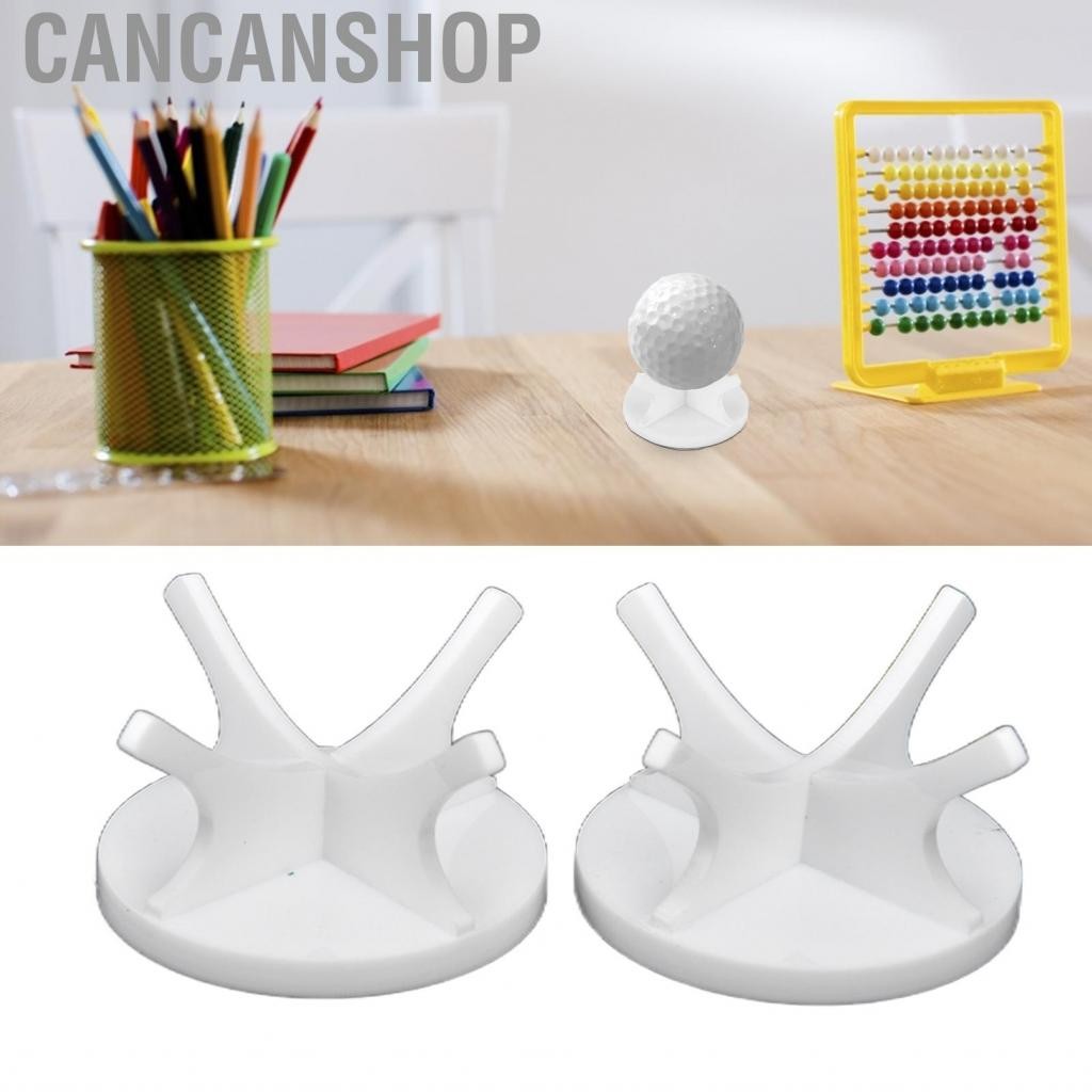 Cancanshop ผู้ถือเบสบอลแสดงขาตั้ง 2PCS Acrylic Golf Ball Rack ถือซอฟต์ ...
