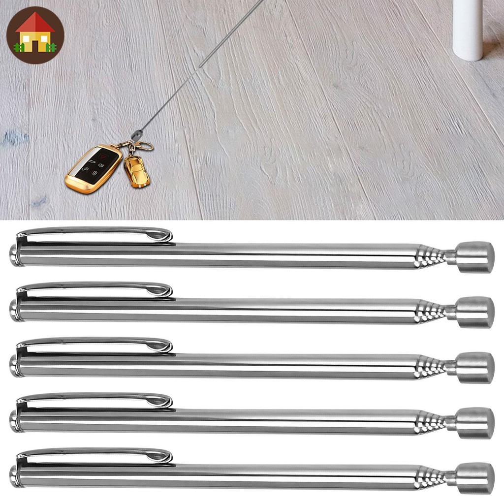 5 ชิ้น Telescoping Magnetic Grabbers โลหะแม่เหล็กรถกระบะเครื่องมือ ...