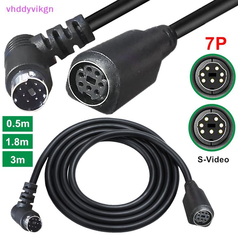 Vhdd 3 M S-Video Mini DIN 7-Pin Splitter สําหรับคอมพิวเตอร์ TV Monitor ...