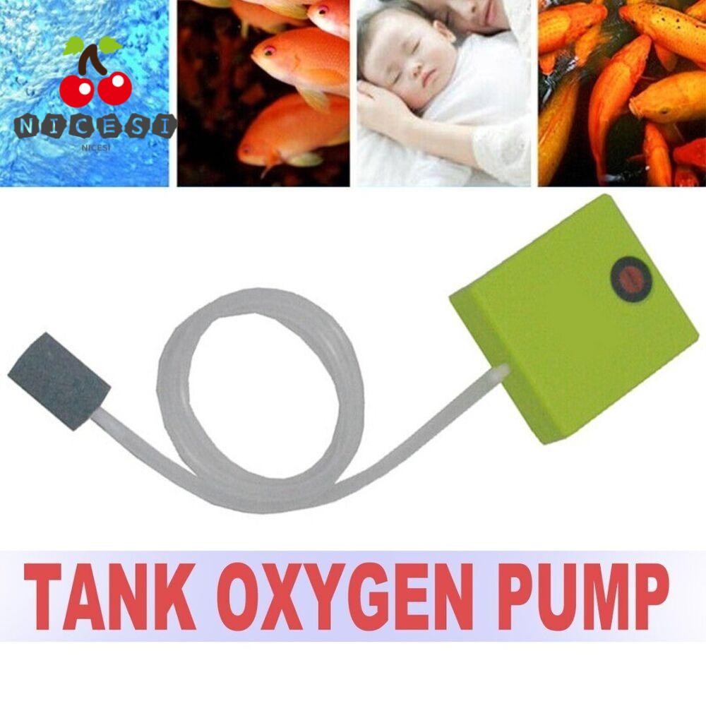 Nicesi Aquarium Air Pump Dry Cell แบตเตอรี่ดําเนินการ Air Compressor ...