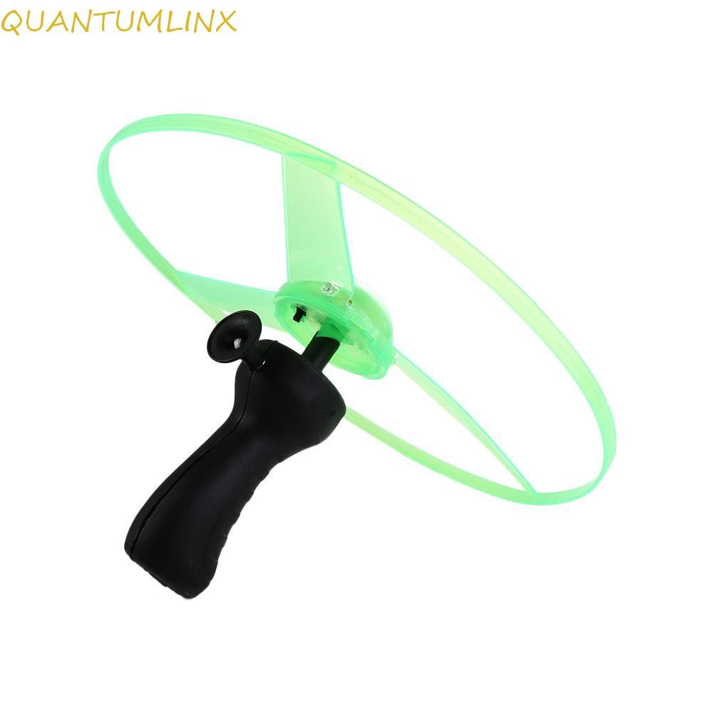 Quantuml LED Flying UFO ของเล่นเด็ก Illuminated Handle กระพริบสนุกเชือก ...