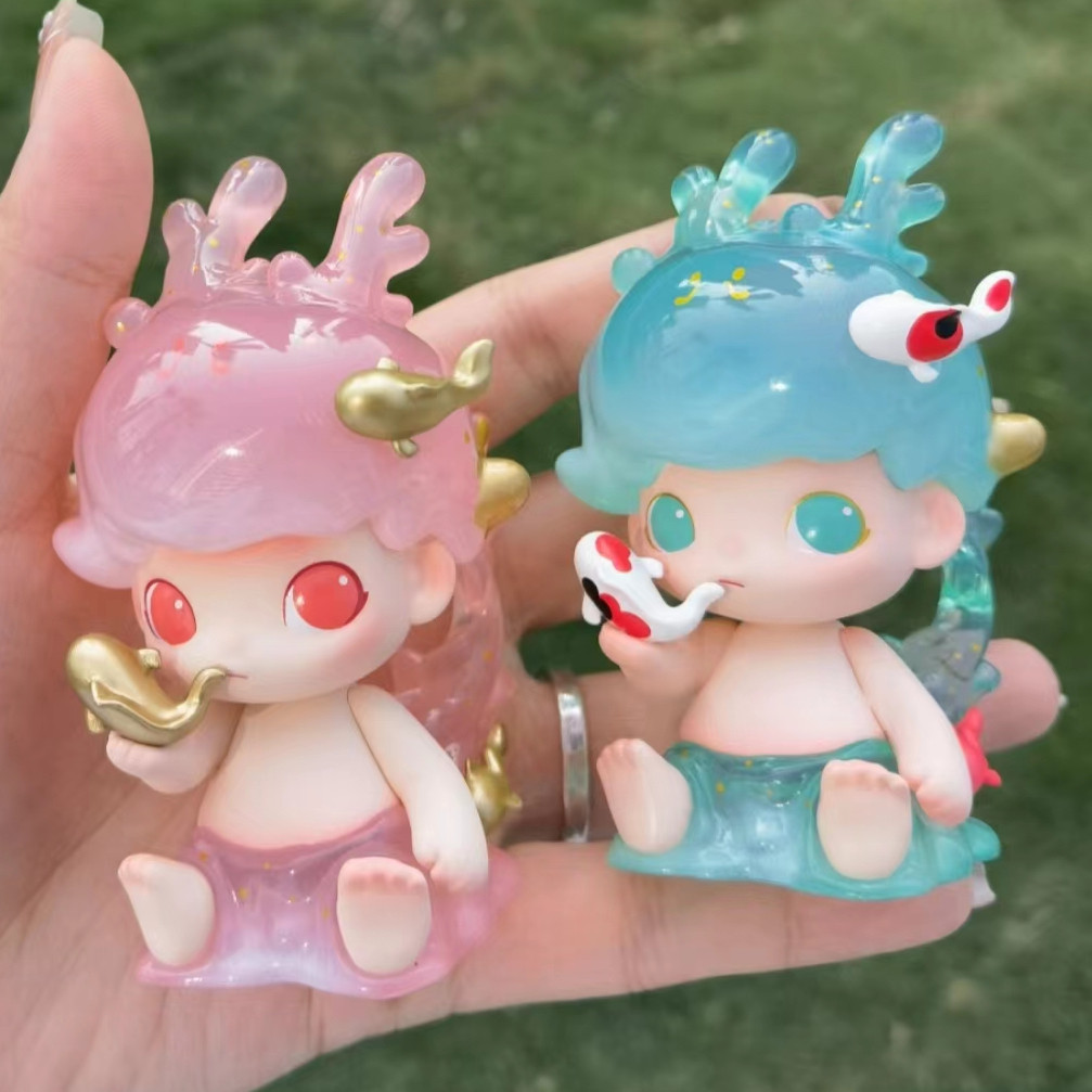 [Genuine] PopMart Loong presents the treasure series กล่องสุ่ม ตุ๊กตา ...