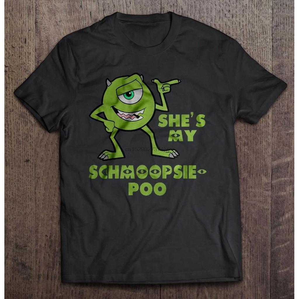 ผู้ชายตลก t เสื้อแฟชั่น tshirt ShesMy Schmogue-Poo - Monsters Inc ...