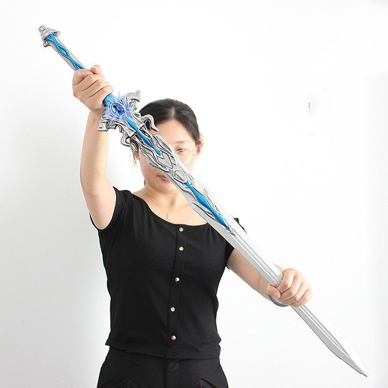 Douluo Dalu Tang San Blue Silver Overlord Gun ขนาดใหญ่ 1 เมตรรูปจำลอง ...