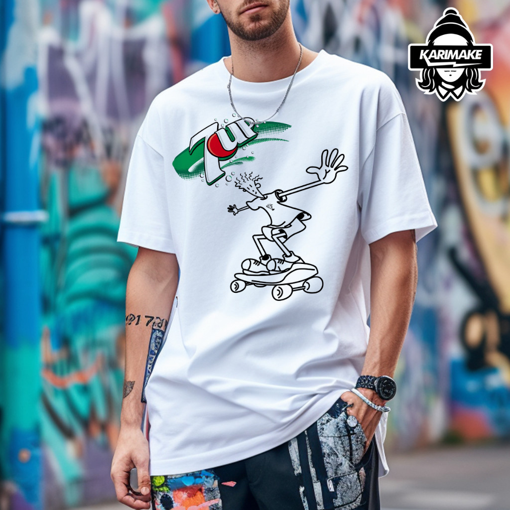 Baju T เสื้อ DSO Pepsi 7Up Fido Dido It S Cool Retro Men T เสื้อ Baju ...