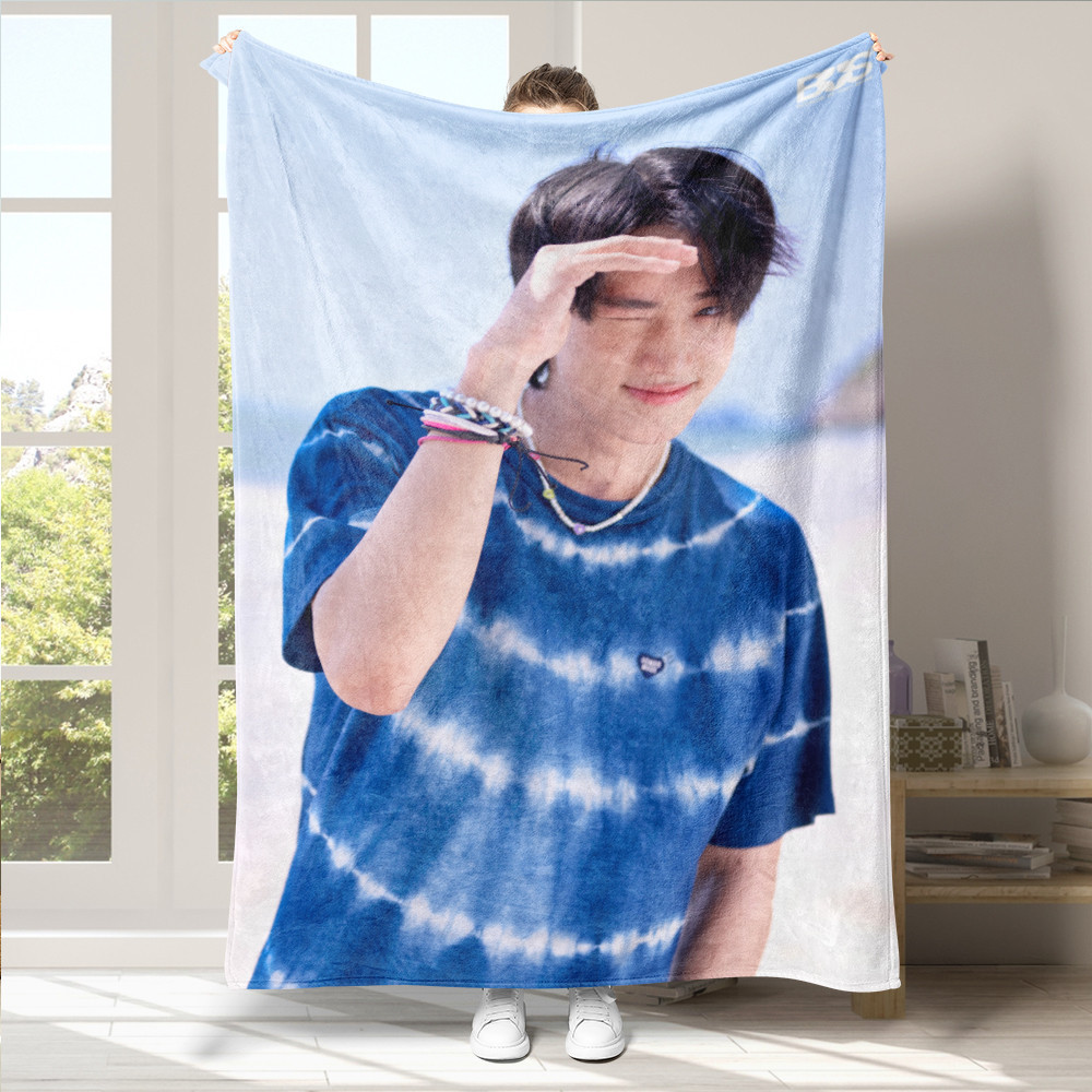 Tpop BUS Because of You I Shine ผ้าห่ม ผ้าฟลีซ ผ้าสักหลาด พิมพ์ลายด้าน ...