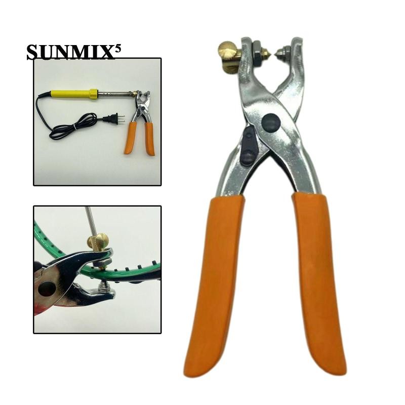 [แบบพกพาไม้แบดมินตันคีมหนีบ Grommet เครื่องมือ Grommet Clamp กลางแจ้งแร ...
