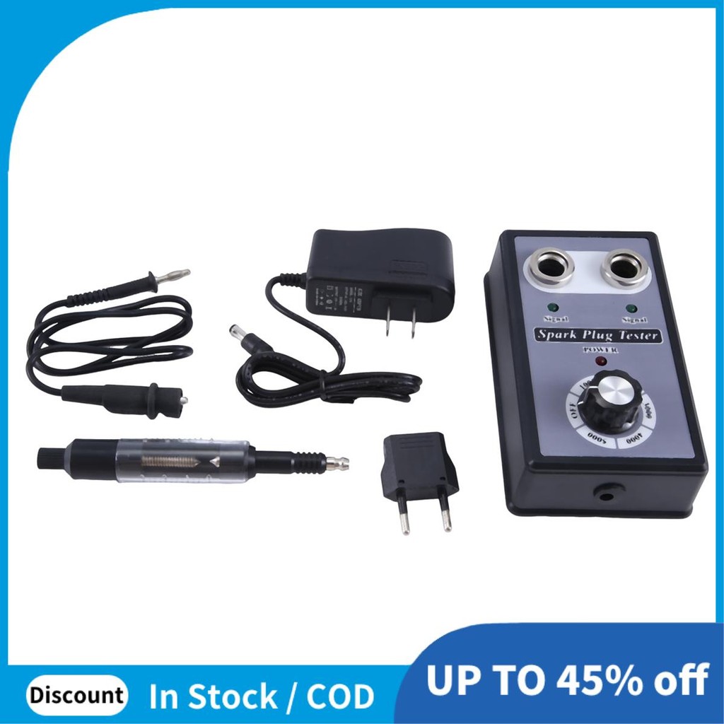 ปรับ Dual Hole Sparking Plug Tester Spark Tester เครื่องมือวินิจฉัย ...