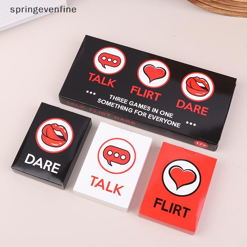 Springevenfine 3 In 1 Talk Flirt Dare Couple Romantic Conversation ...